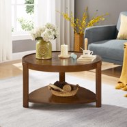 Better Homes & Gardens Lillian Fluted Coffee Table, Natural Pine Finish ...