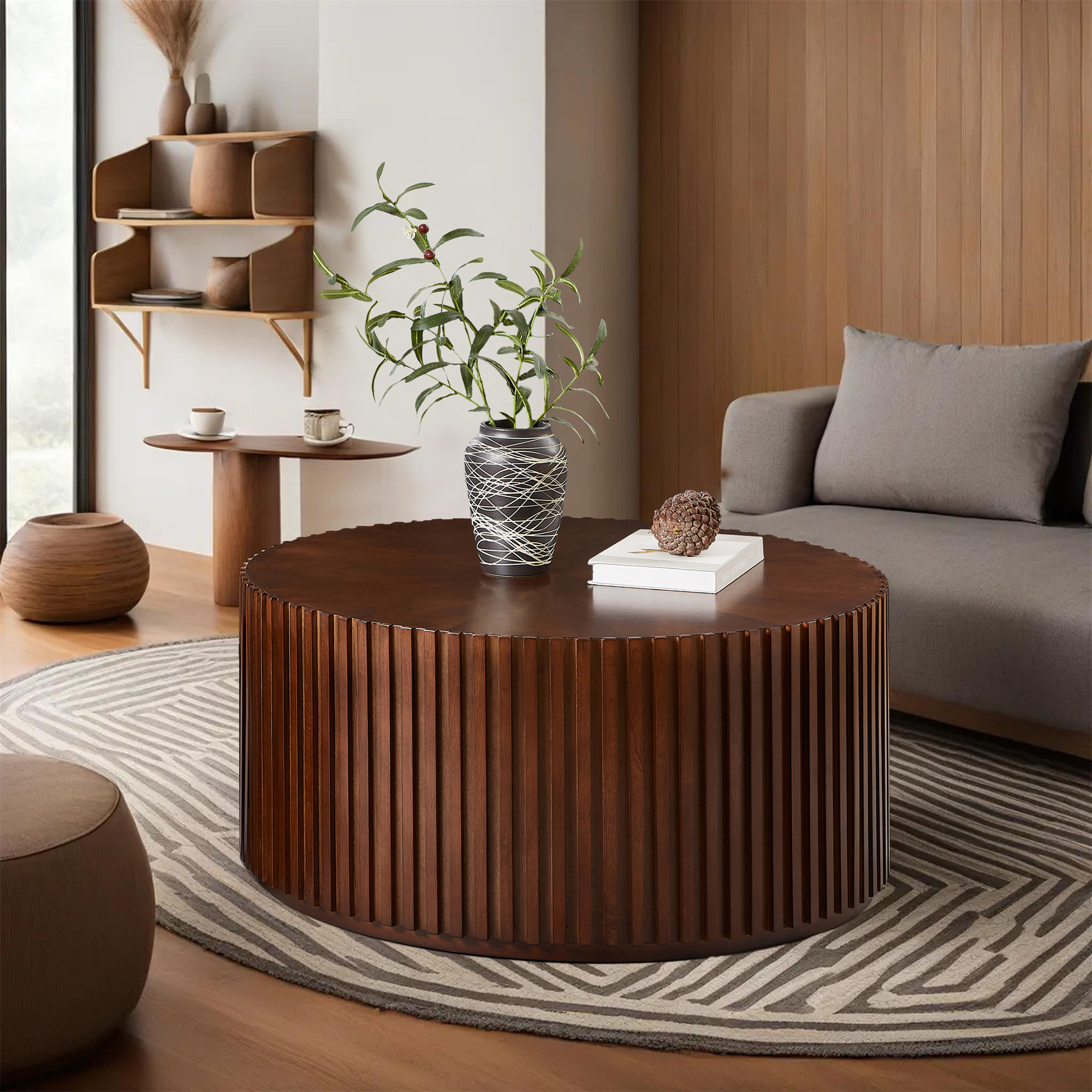 The Pioneer Woman Helen Coffee Table Made With Solid Wood Frame ...