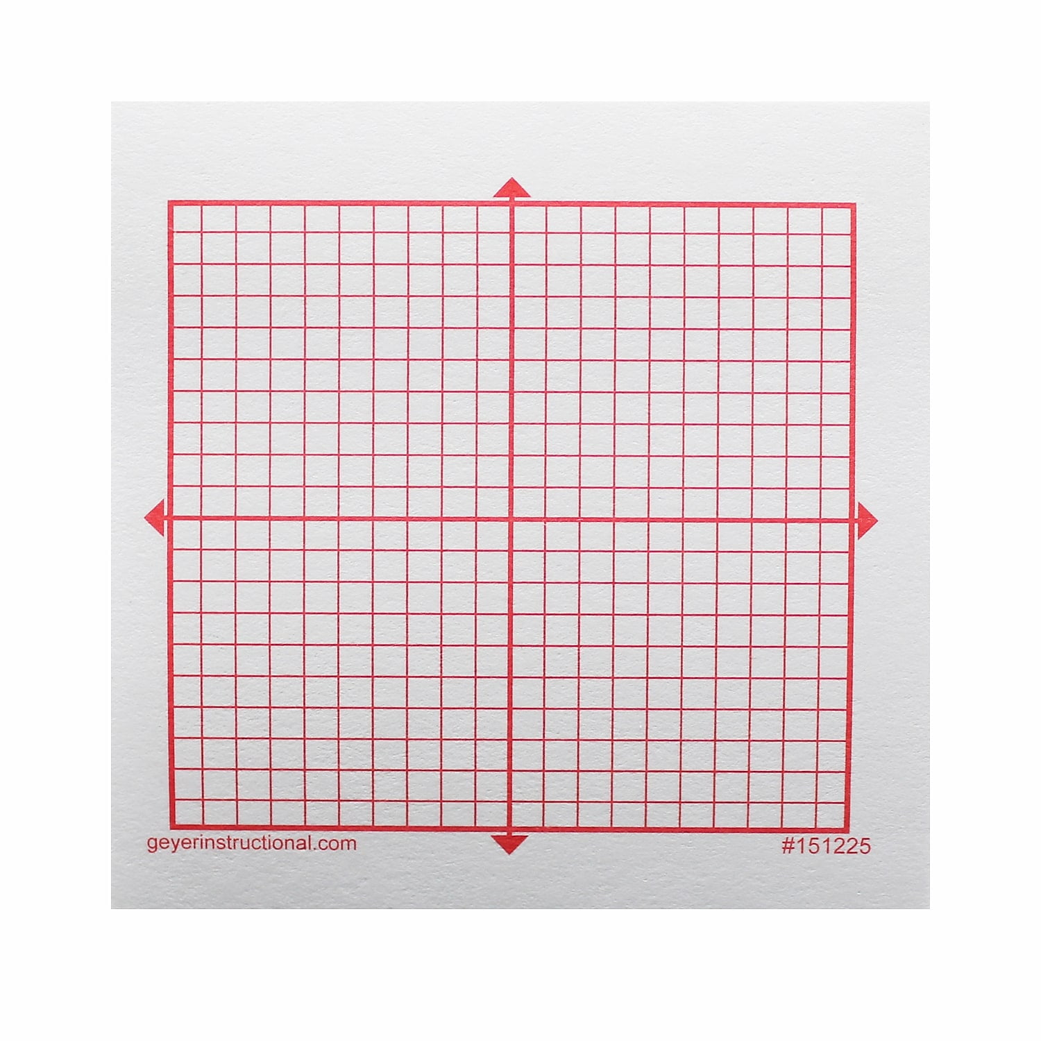Geyer Instructional Graphing 3M Post-it Notes, XY Axis, 20 x 20 Square ...