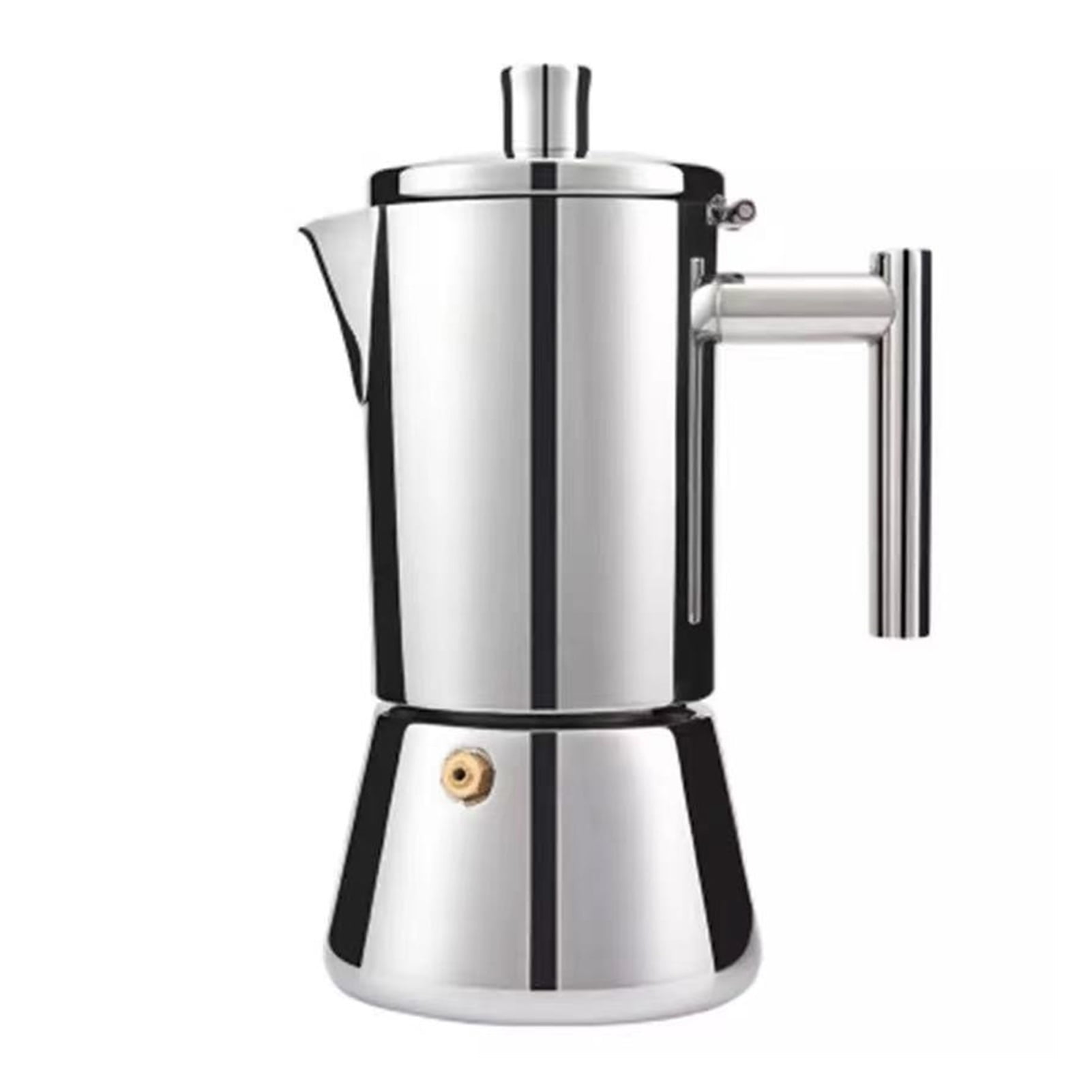 Geyser Coffee Maker Induction Cooker 300ML 304 Stainless Steel Espresso ...