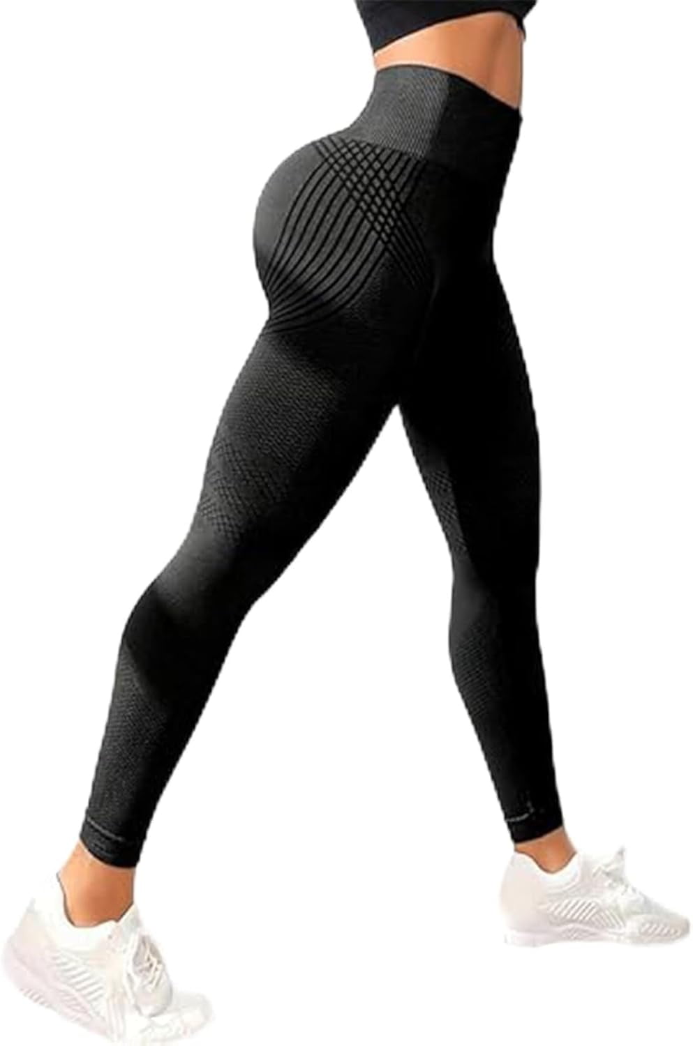 Gfplyw 3D Anti Cellulite Leggings for Women, High Waisted Tummy Control ...