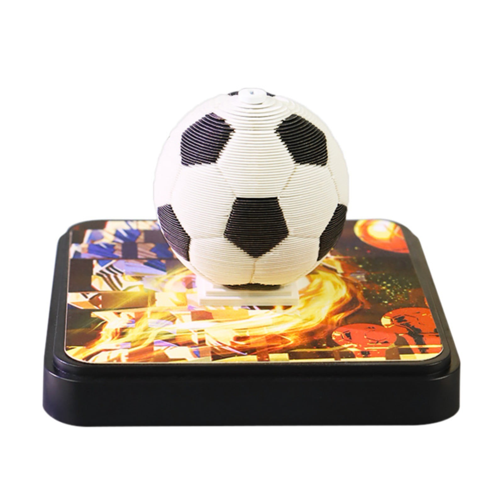 Gfregrj Calendar 3D Soccer Sticky Notes Artistic 3D Football Sculpture ...
