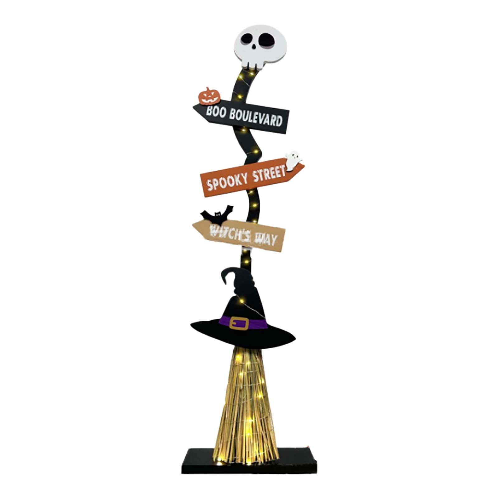 Gfregrj Halloween Decor Party Light-up Decoration Halloween Decors ...