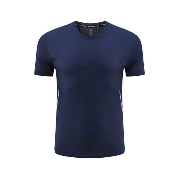Gfyviroh Workout Shirts for Men Short Sleeve Plus Size Stretch Tops ...