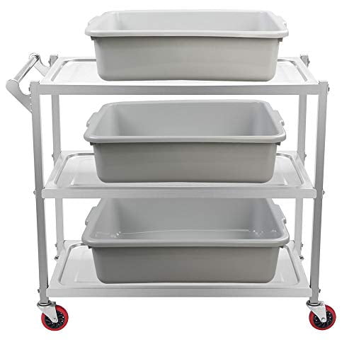 Ggbin Plastic Dish Tubs, Commercial Bus Box/Wash Basin Tote Box, 4-Pack ...