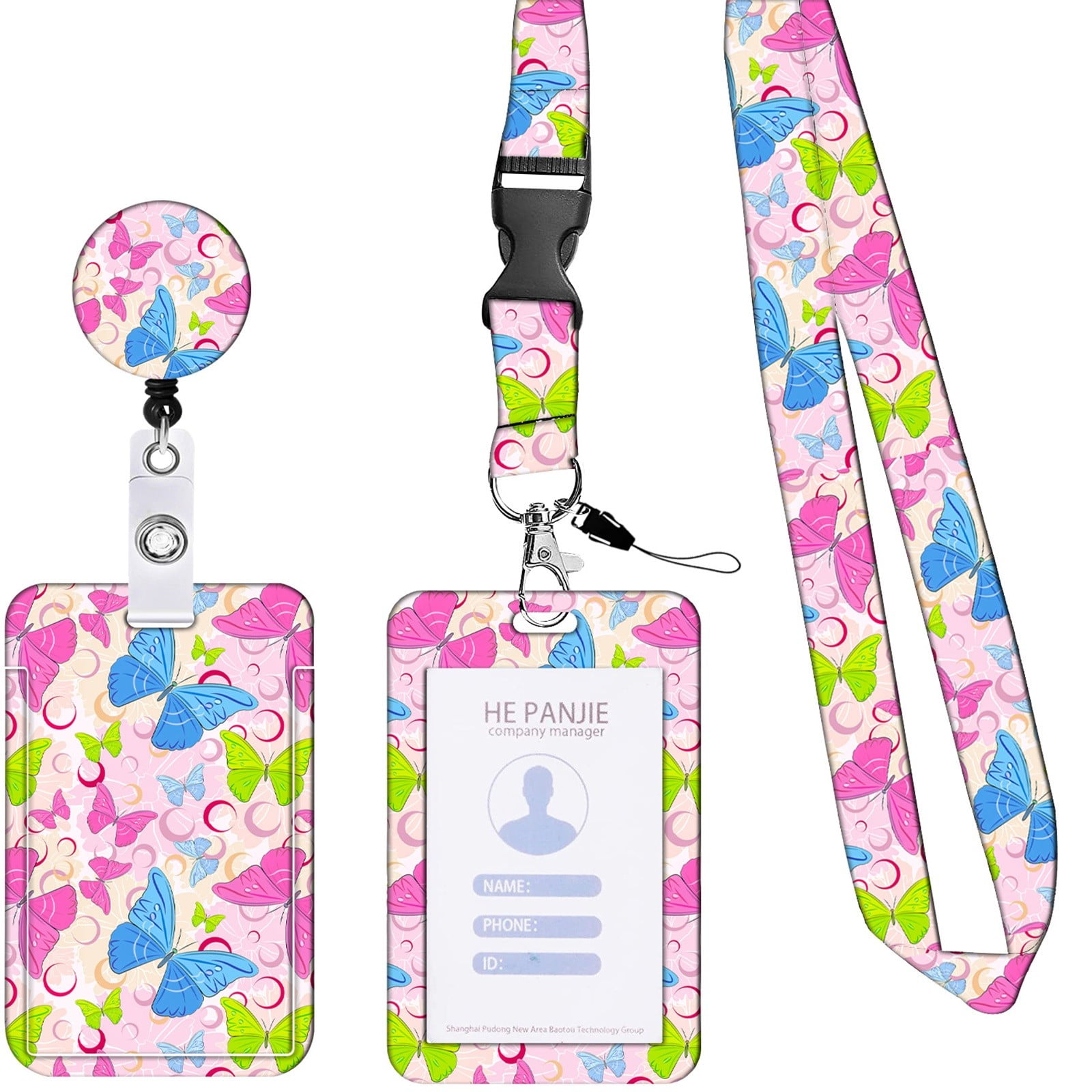 Ggdda Clearance Lanyards For Id Badges Card Sleeves Lanyards For Keys ...