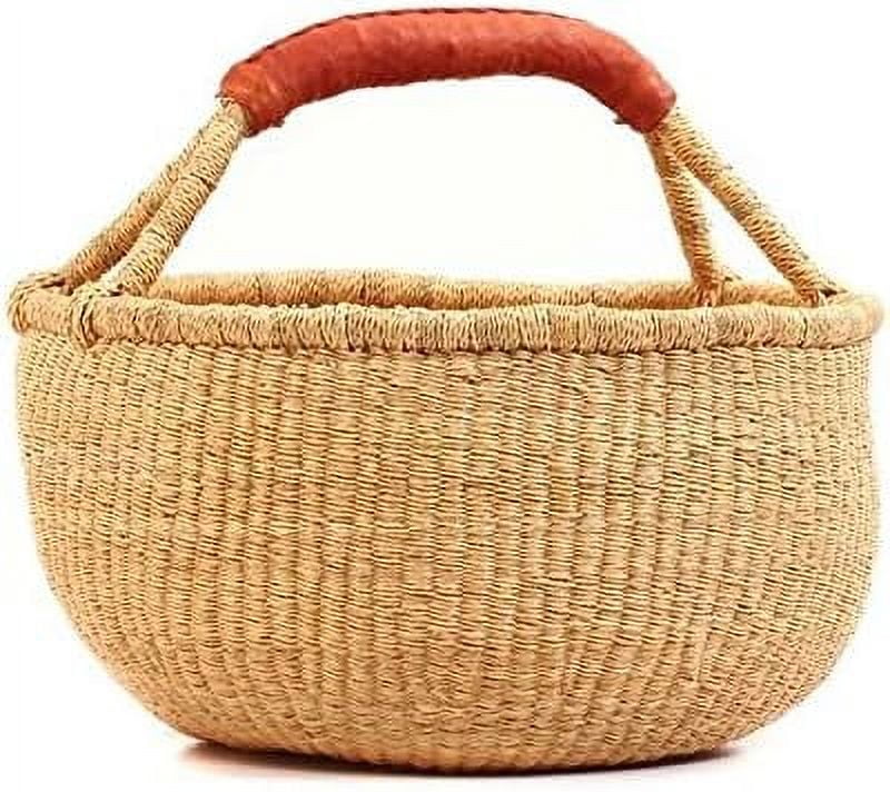 Ghana Baskets| Bolga African Baskets| Dye-Free Market Basket | Fair ...