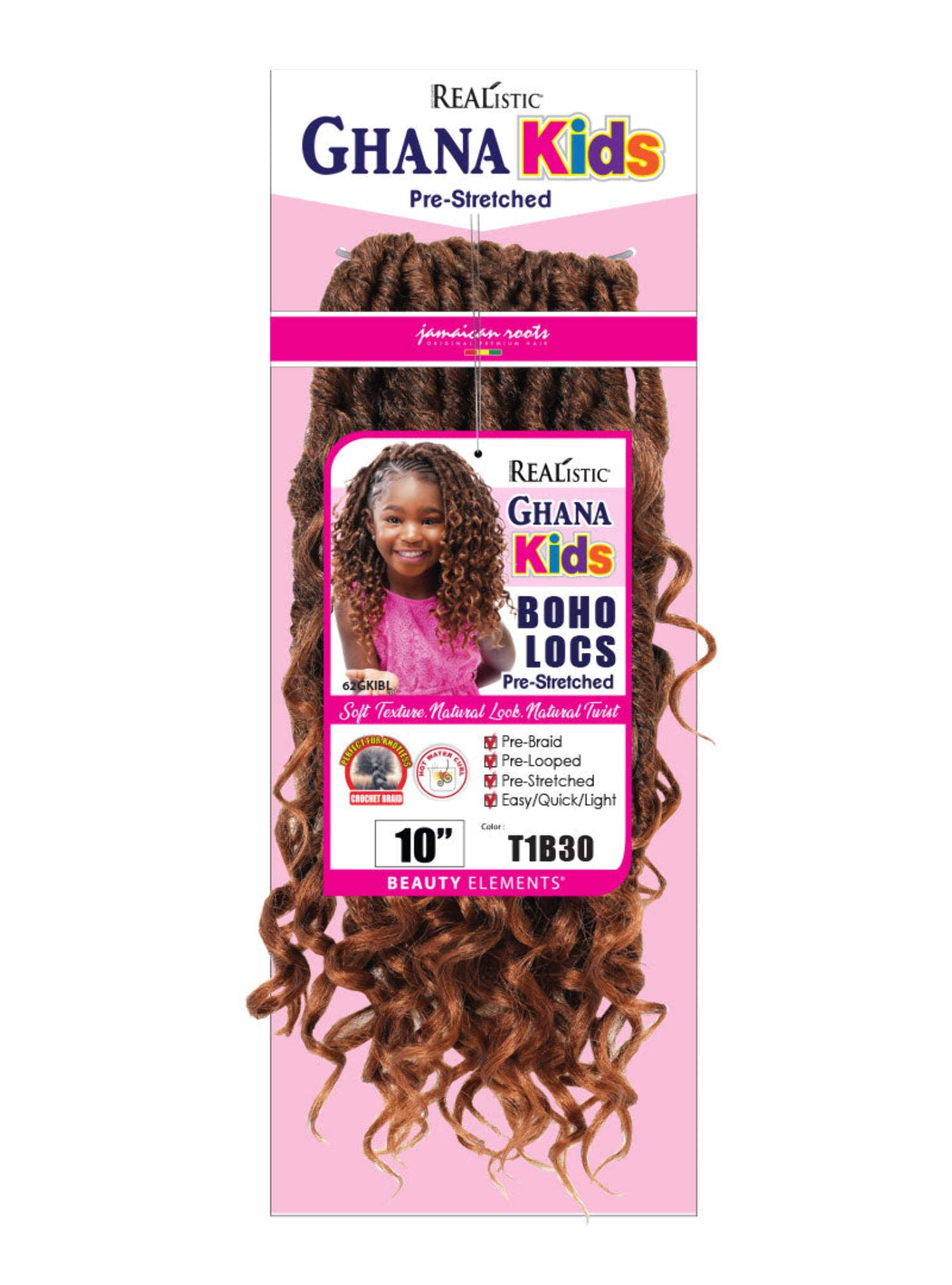 Ghana Kids Boho Locs 10" - Walmart.com