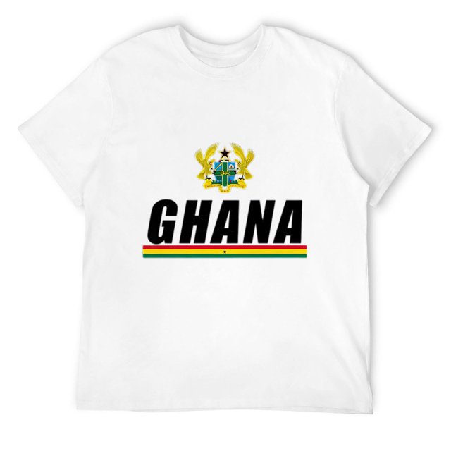 Ghanaian Black Star Of Africa Gifts Coat Of Arms Of Ghana T-Shirt White ...