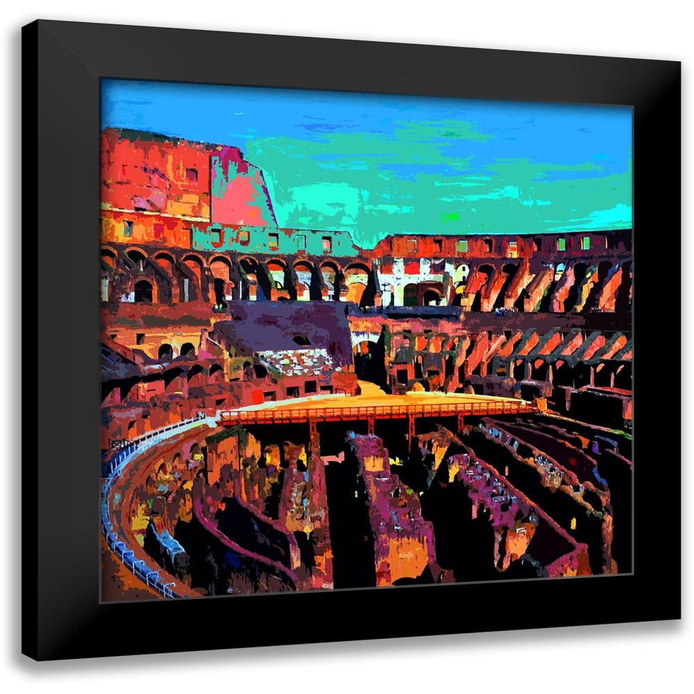 Ghanooni, Sarah 12x12 Black Modern Framed Museum Art Print Titled ...