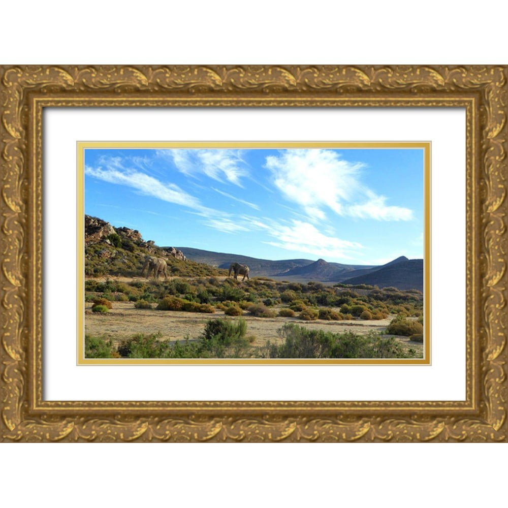 Ghanooni, Sarah 14x10 Gold Ornate Wood Framed with Double Matting ...
