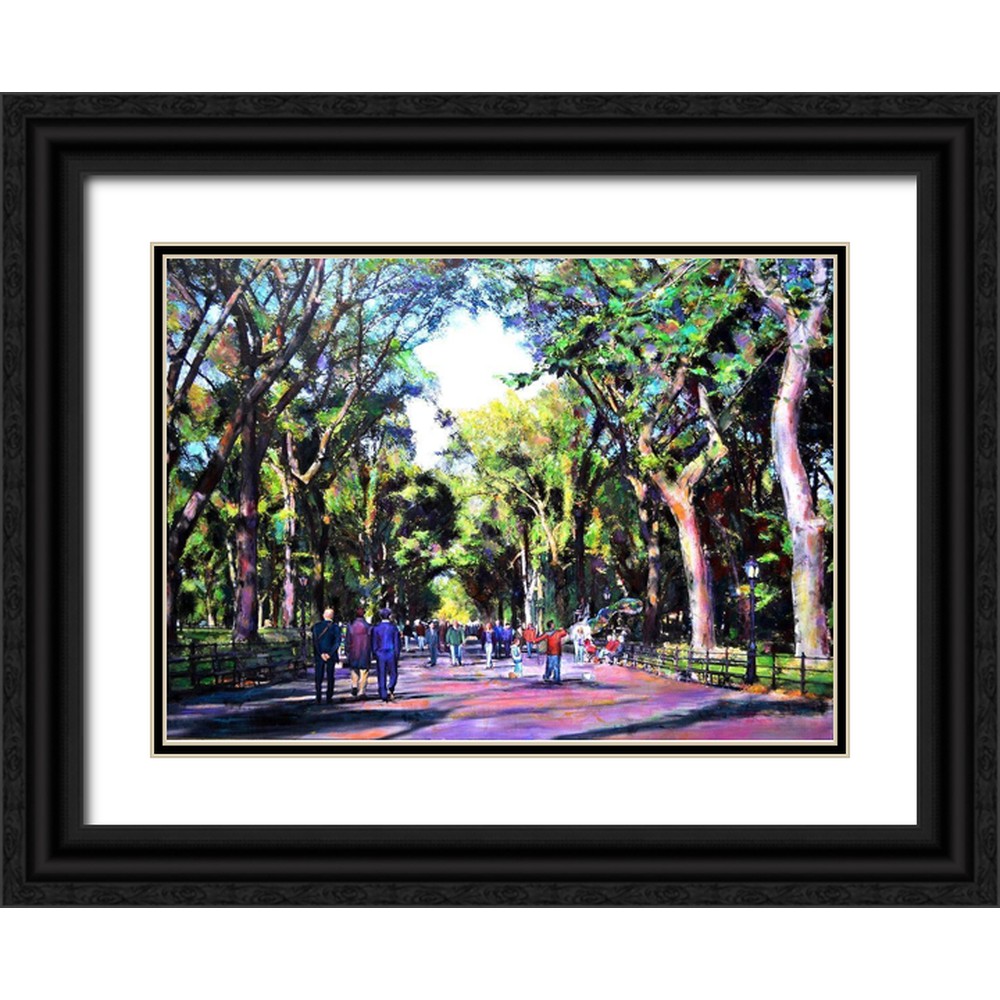 Ghanooni, Sarah 14x11 Black Ornate Wood Framed with Double Matting ...