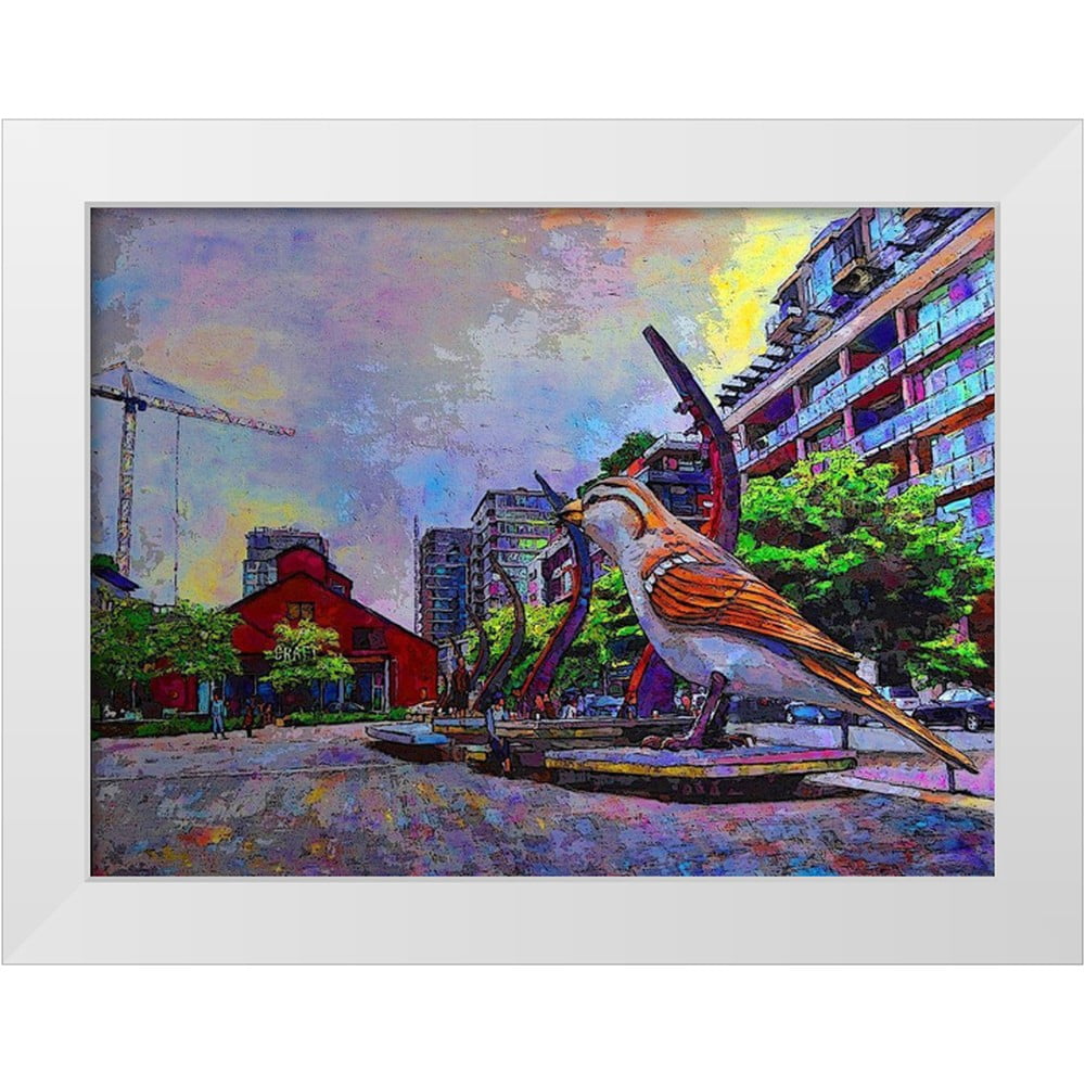 Ghanooni, Sarah 14x11 White Modern Wood Framed Museum Art Print Titled ...