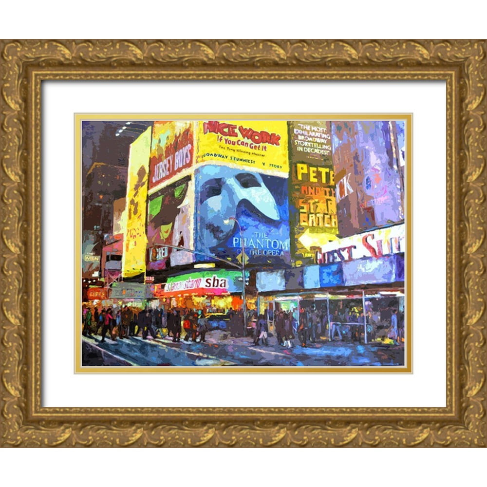 Ghanooni, Sarah 14x12 Gold Ornate Wood Framed with Double Matting ...