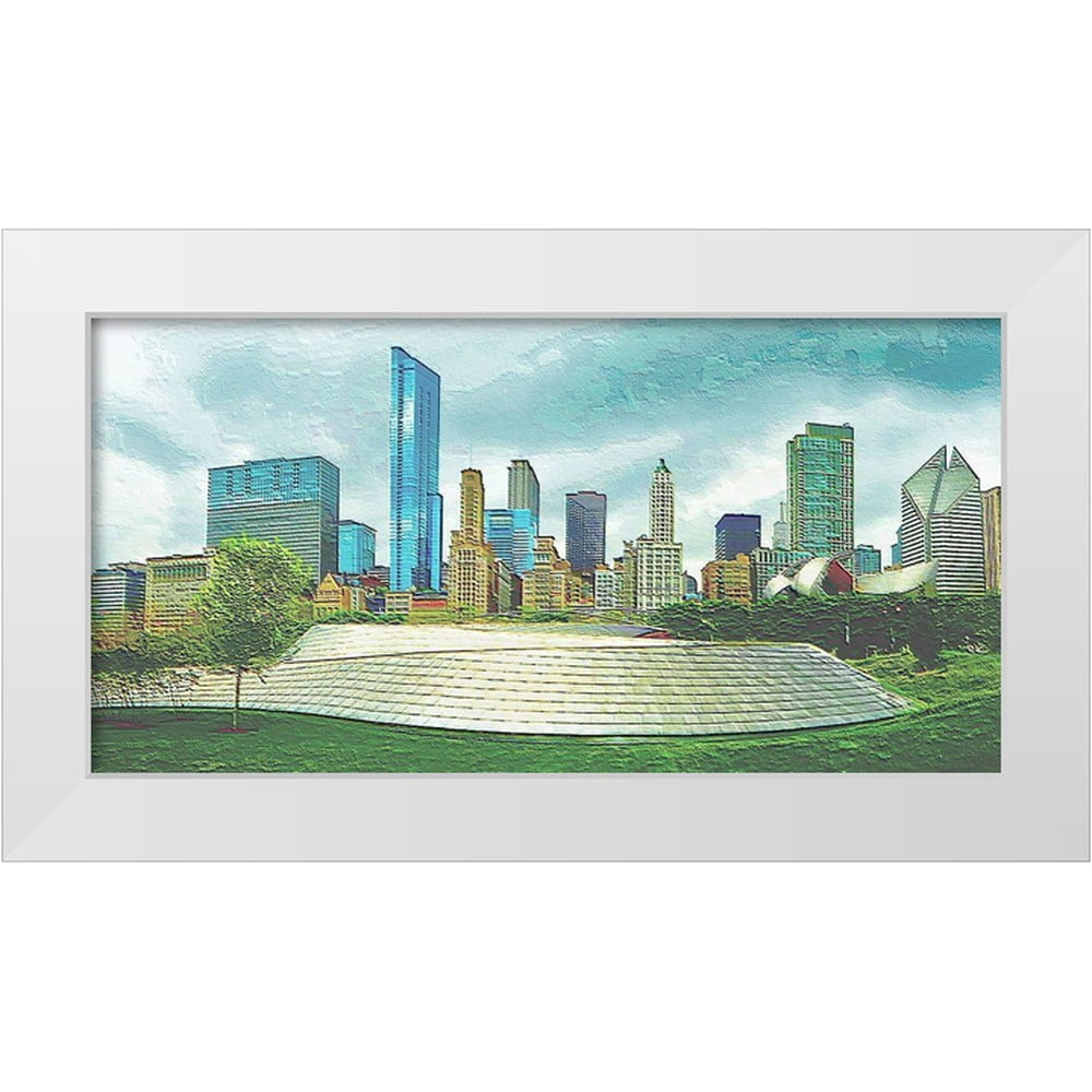 Ghanooni, Sarah 14x9 White Modern Wood Framed Museum Art Print Titled ...