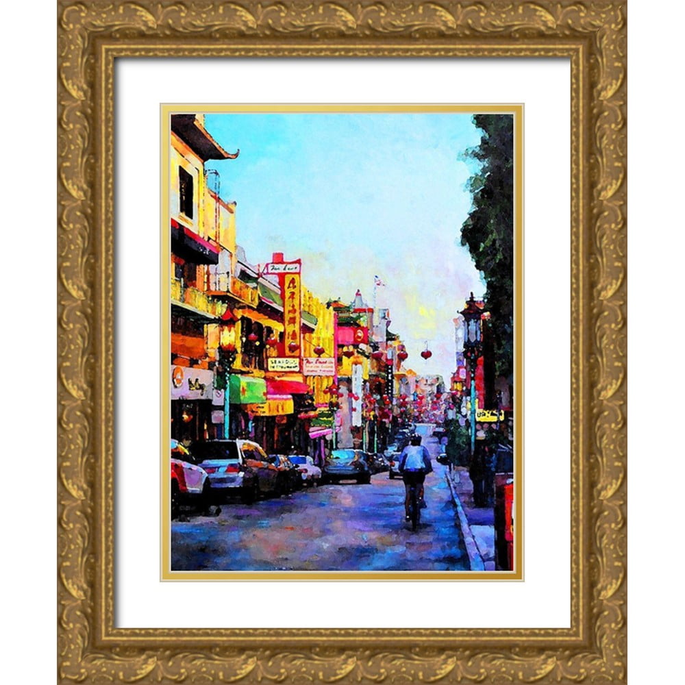 Ghanooni, Sarah 15x18 Gold Ornate Wood Framed with Double Matting ...