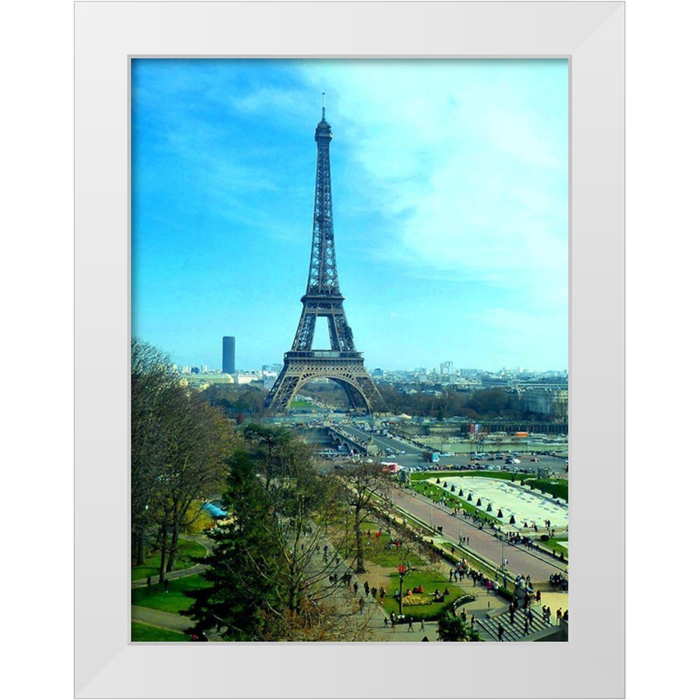 Ghanooni, Sarah 15x18 White Modern Wood Framed Museum Art Print Titled ...