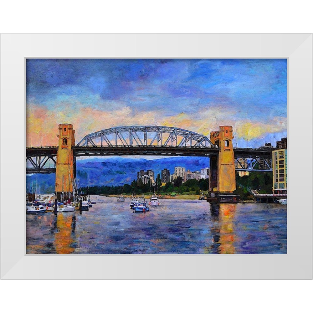 Ghanooni, Sarah 18x15 White Modern Wood Framed Museum Art Print Titled ...