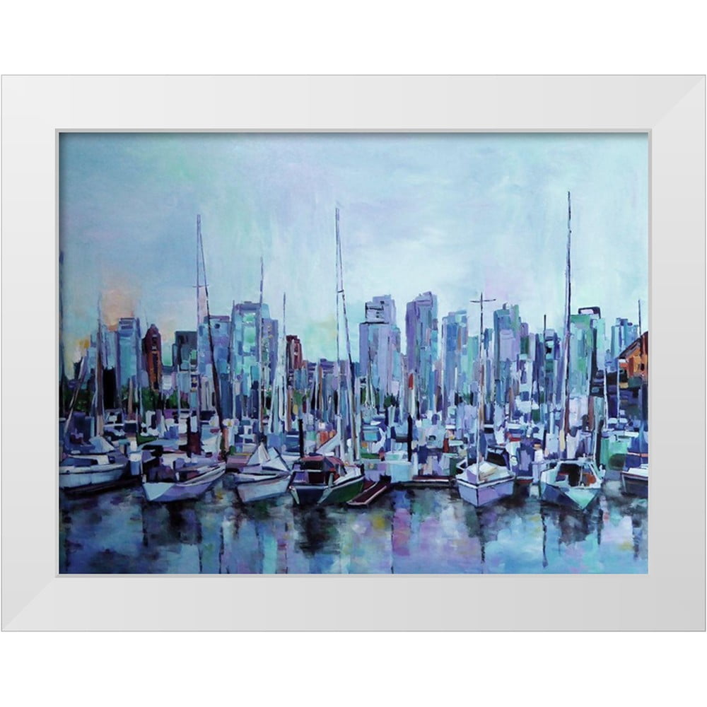 Ghanooni, Sarah 18x15 White Modern Wood Framed Museum Art Print Titled ...