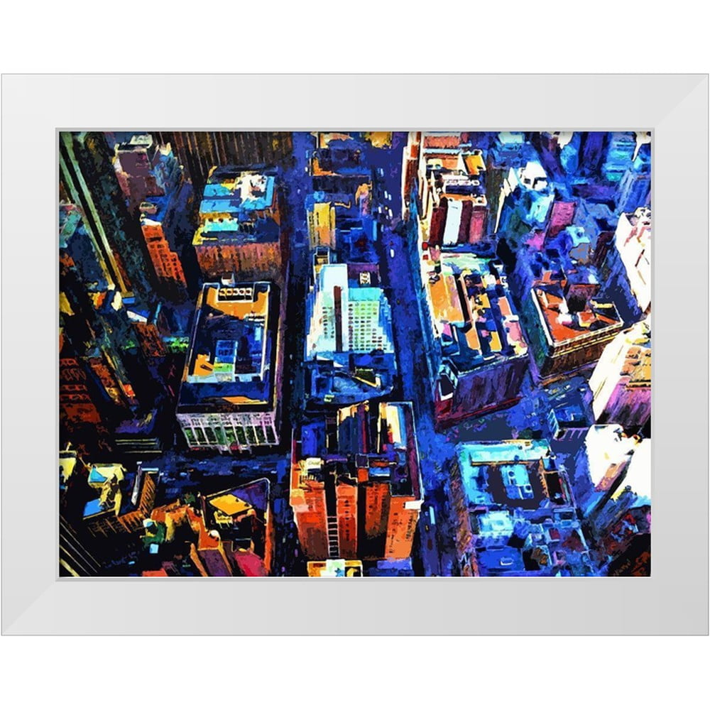 Ghanooni, Sarah 18x15 White Modern Wood Framed Museum Art Print Titled ...