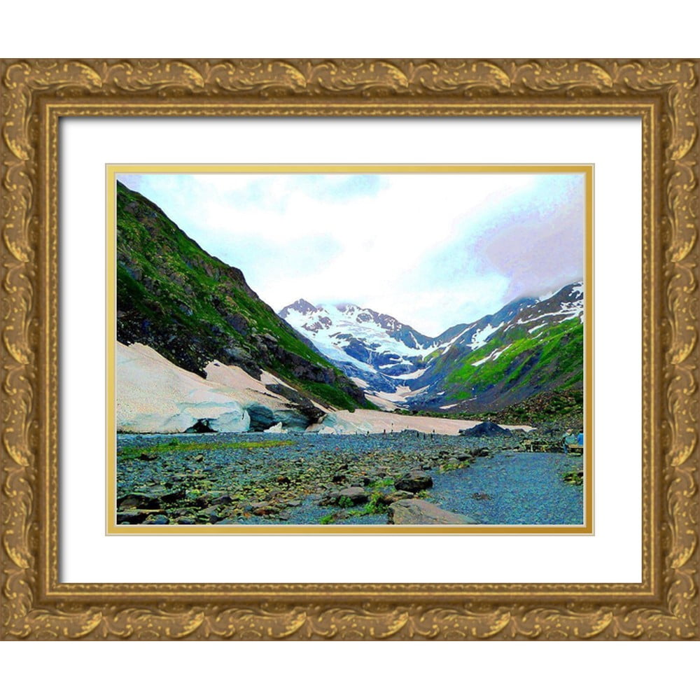 Ghanooni, Sarah 24x19 Gold Ornate Wood Framed with Double Matting ...