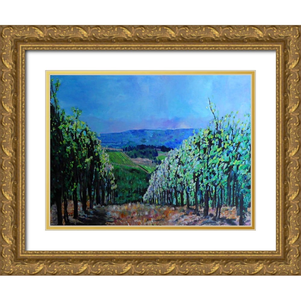 Ghanooni, Sarah 24x19 Gold Ornate Wood Framed with Double Matting ...