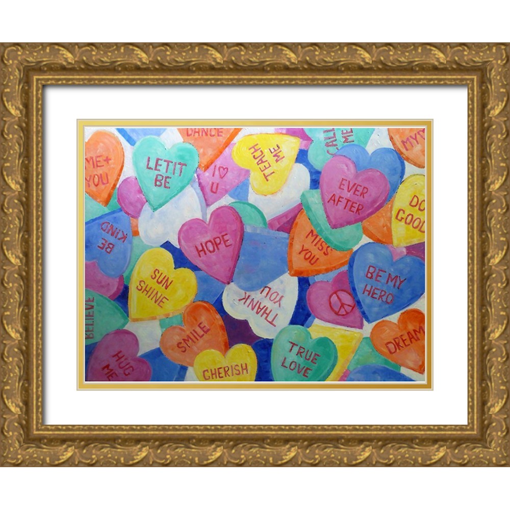 Ghanooni, Sarah 24x19 Gold Ornate Wood Framed with Double Matting ...
