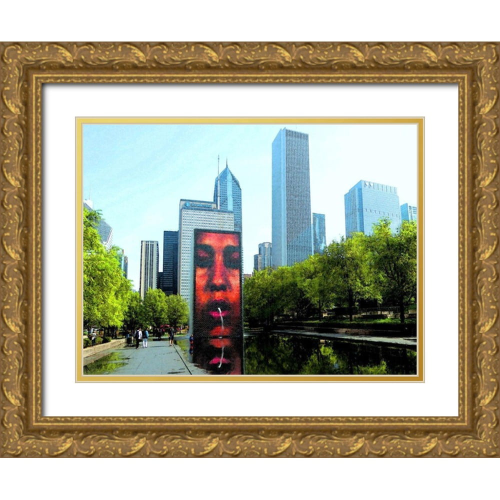 Ghanooni, Sarah 24x19 Gold Ornate Wood Framed with Double Matting ...