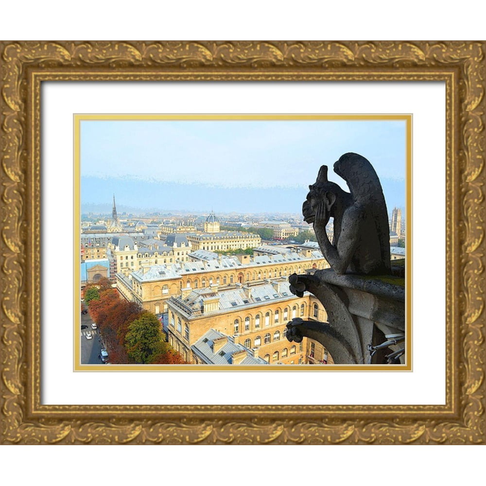 Ghanooni, Sarah 24x19 Gold Ornate Wood Framed with Double Matting ...