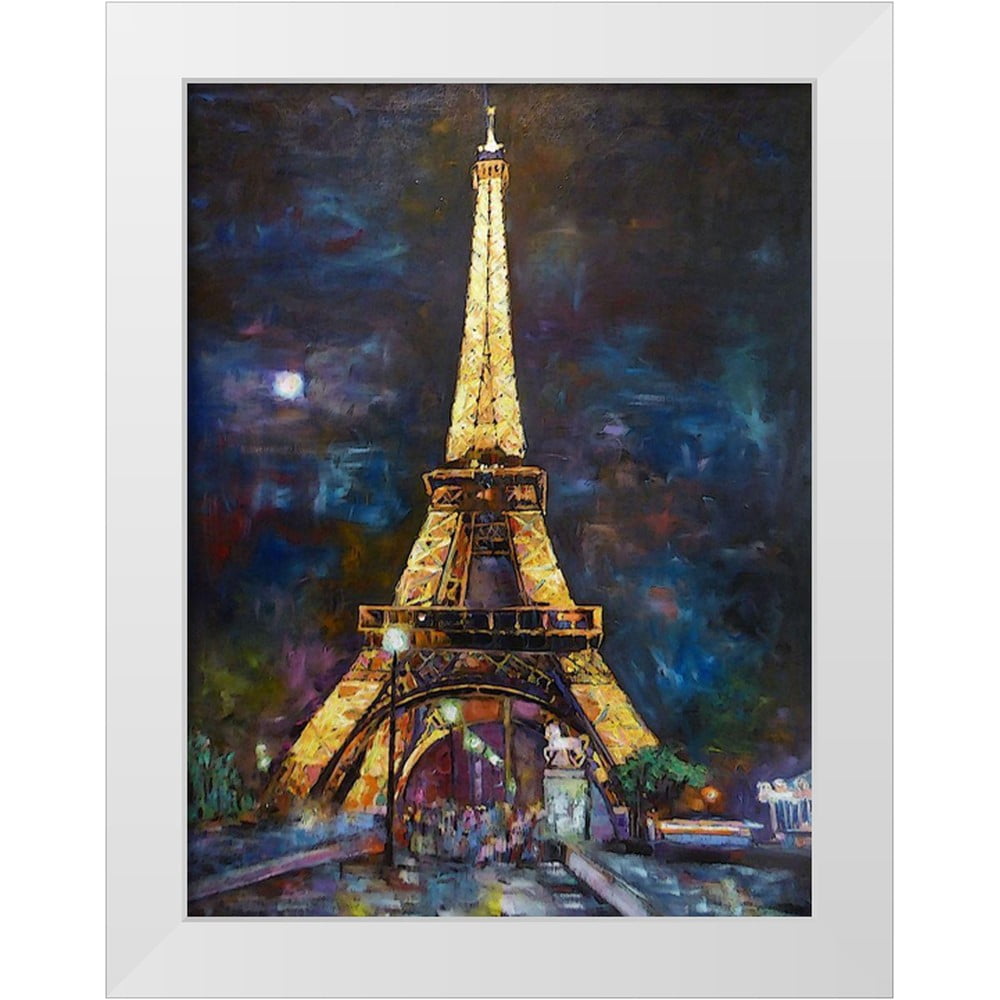 Ghanooni, Sarah 25x32 White Modern Wood Framed Museum Art Print Titled ...