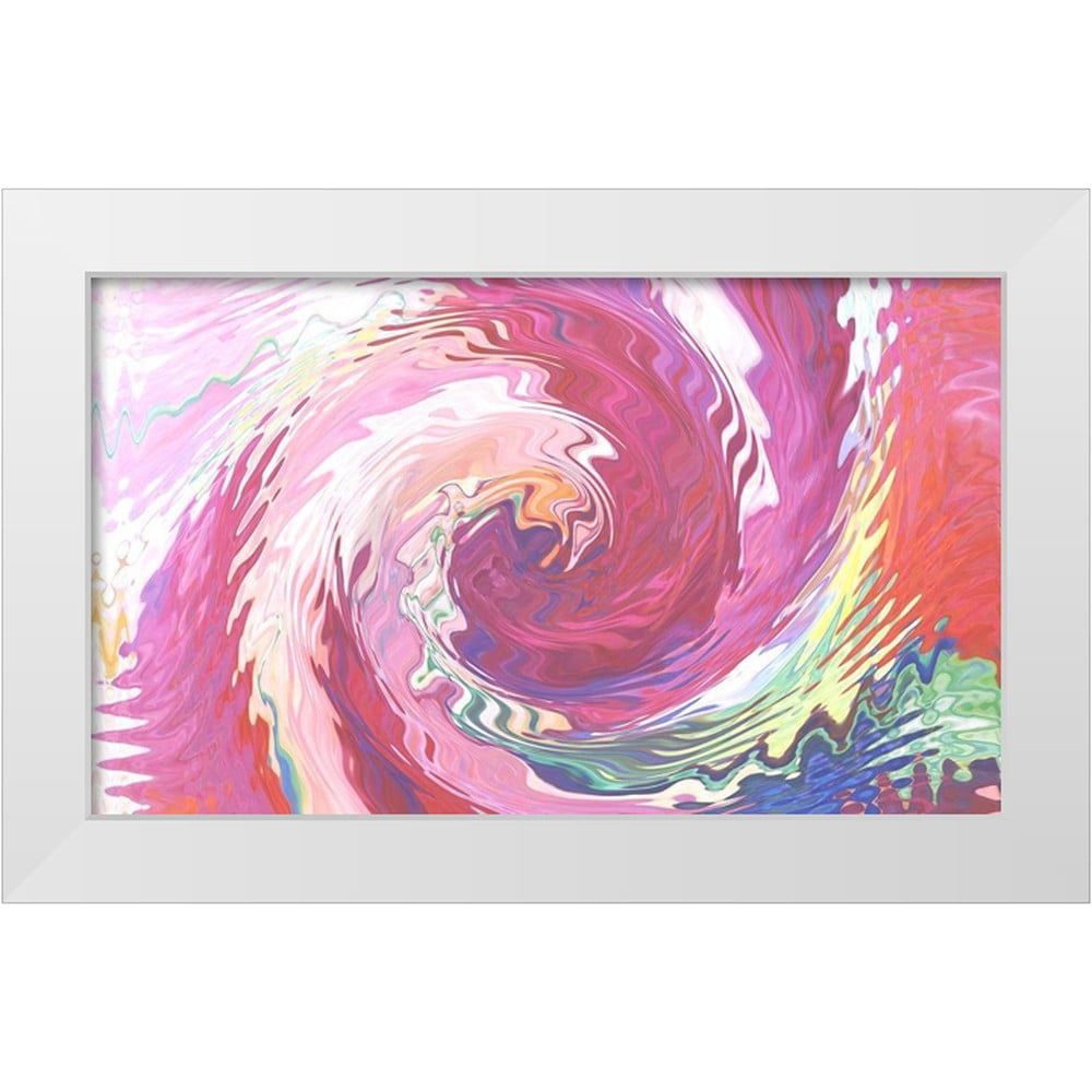 Ghanooni, Sarah 32x21 White Modern Wood Framed Museum Art Print Titled ...