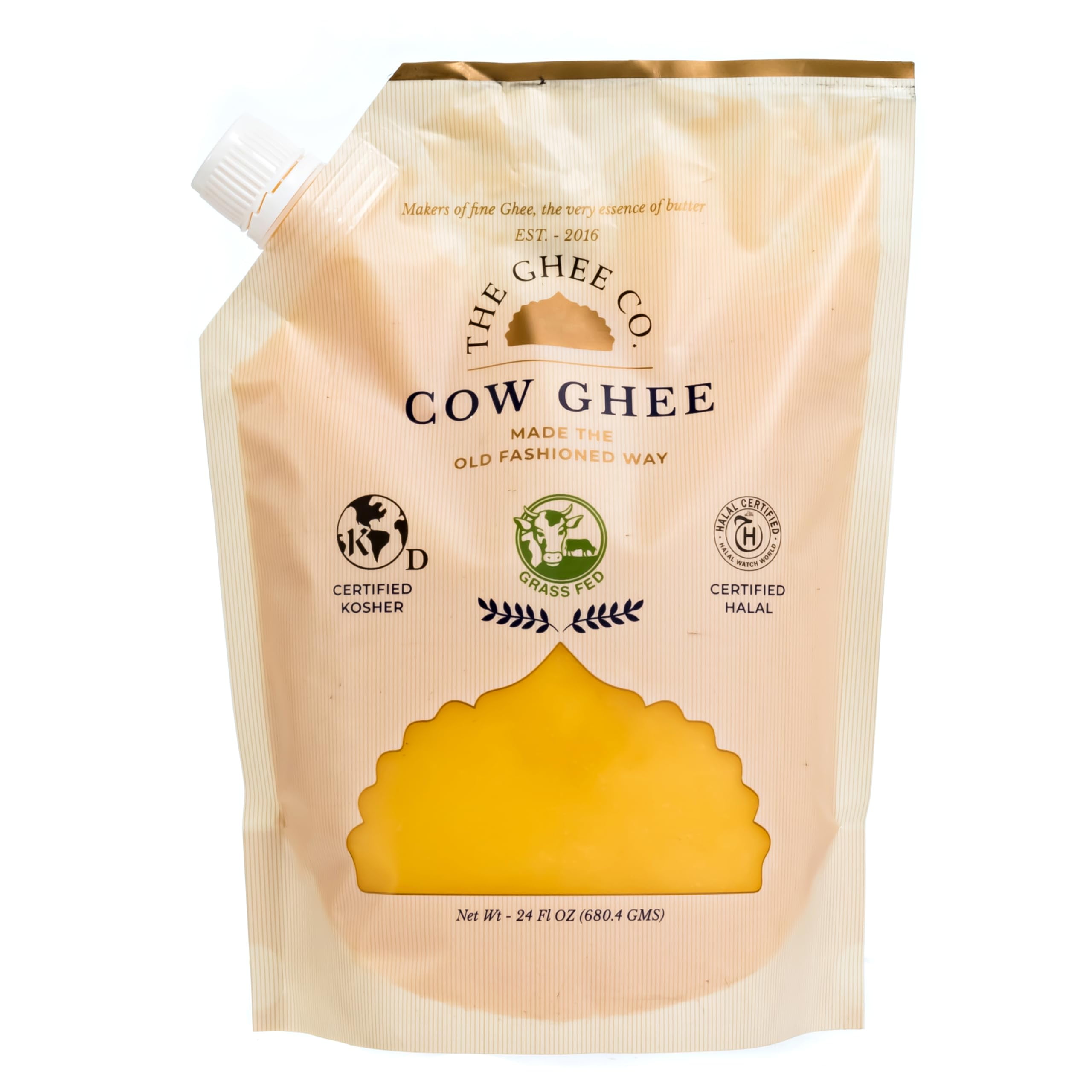 The Ghee Co. - BDF32 24 Fl Oz Eco Real Butter, Grass Fed, Certified Non ...