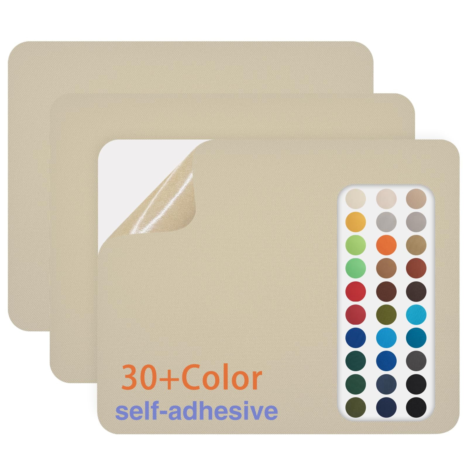 Gheeidau Canvas Repair Patch 9Ã—11 Inch 3Pcs Waterproof Self-Adhesive ...