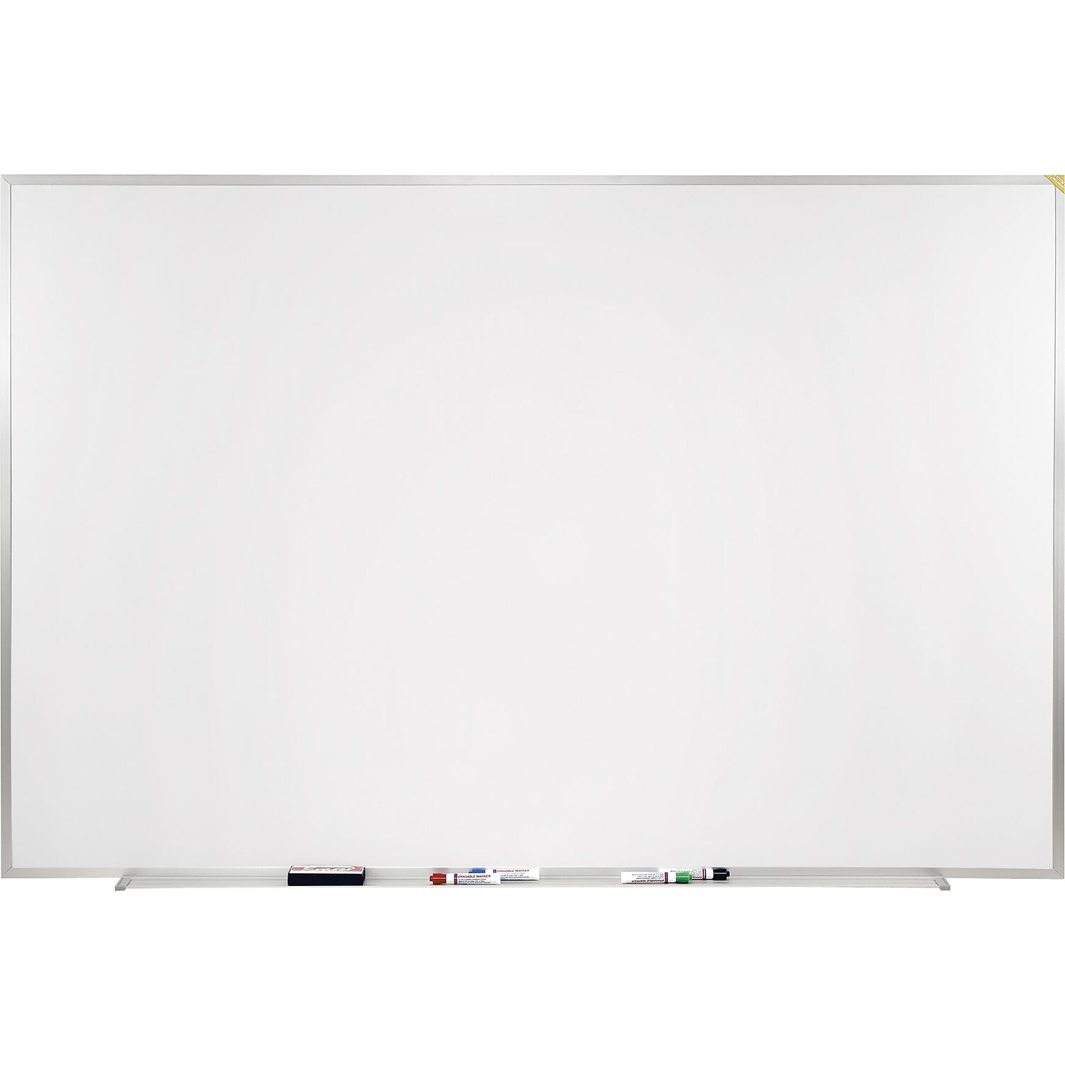 Ghent Centurion Traditional Markerboard Magnetic Aluminum Finish 6'W x ...