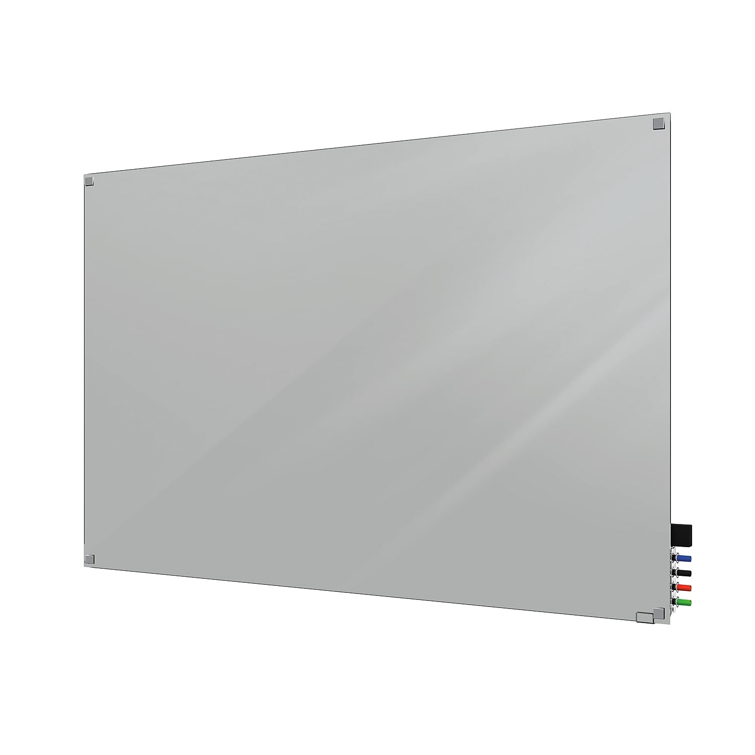 Ghent Harmony 4'H x 8'W Magnetic Glass Whiteboard with Square Corners ...