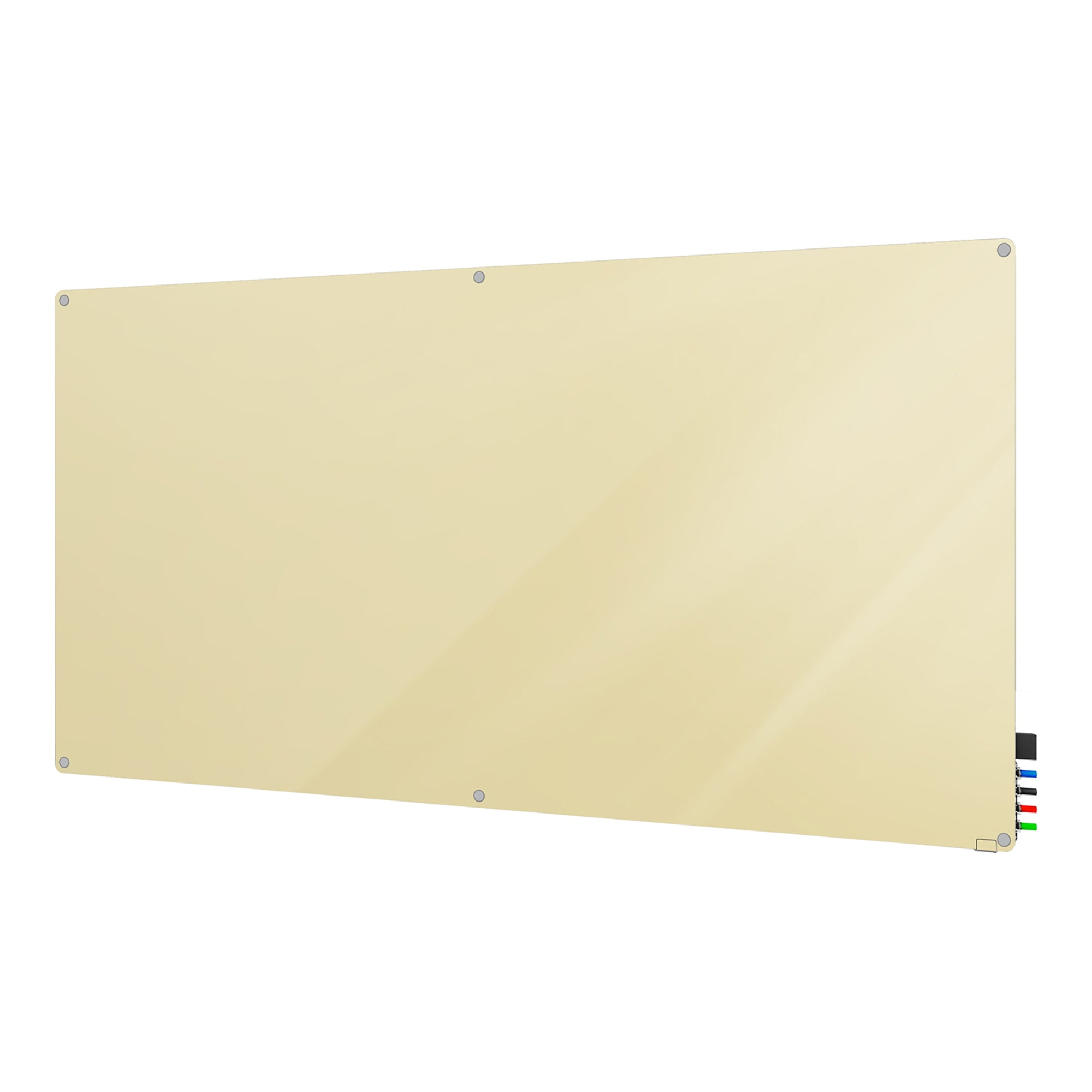 Ghent Harmony Magnetic Glass Unframed Dry-Erase Whiteboard, 48" x 96 ...