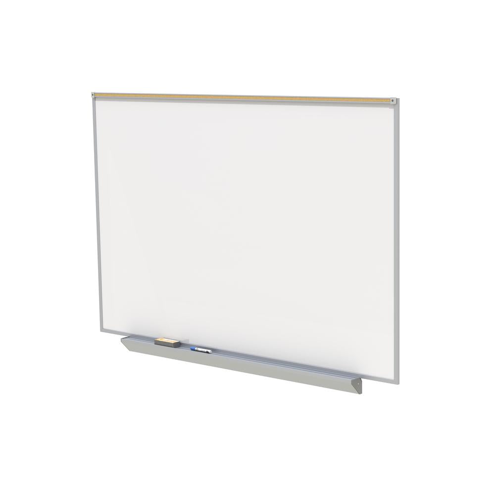 Ghent M1 Porcelain Magnetic Whiteboard, Aluminum Frame - Walmart.com