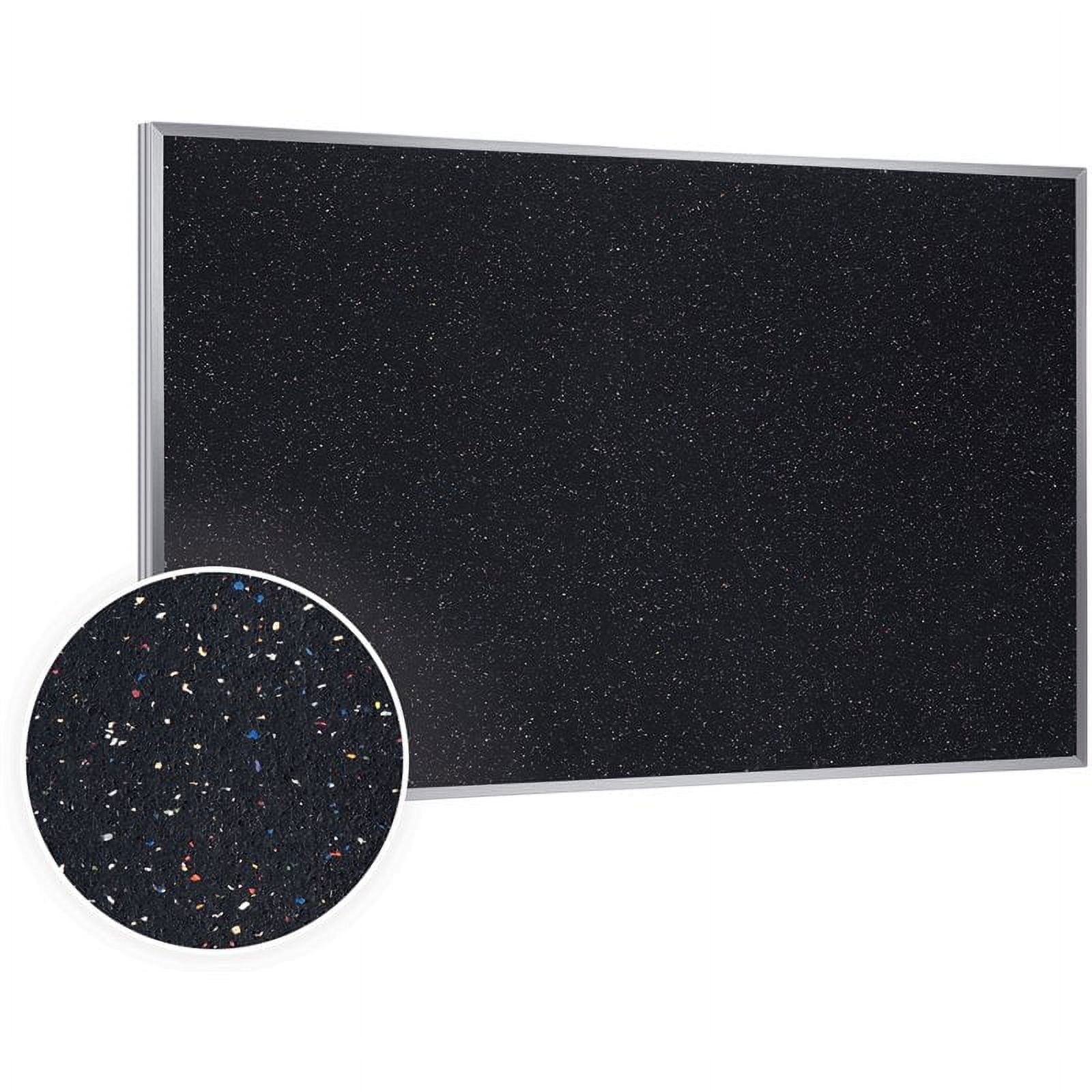 Ghent's 3' x 4' Rubber Bulletin Board with Aluminum Frame in Multi ...