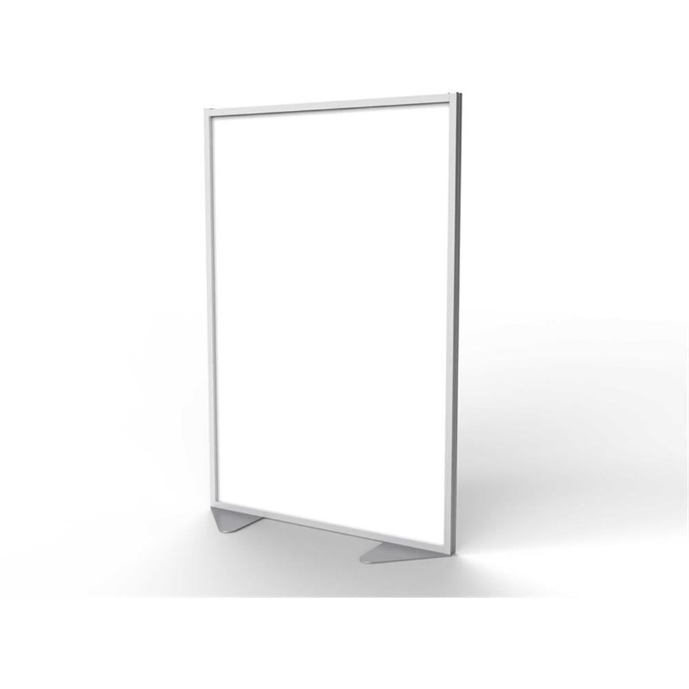 Ghent's Ceramic Floor Partition with Full Panel Infill in White ...