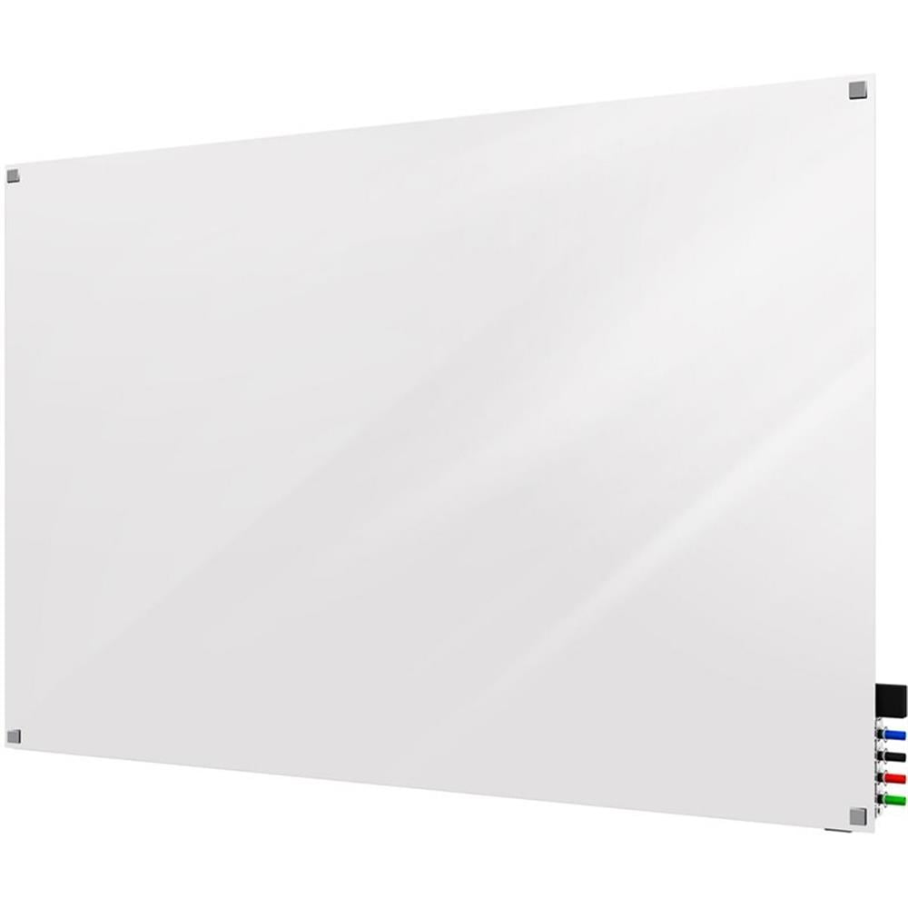 Ghent's Glass 3' x 4' Harmony Board with Square Corners in White Back ...