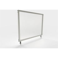 Sauder Transparent 48" Plastic Shield for Desks, Clear Transparent ...