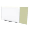 Ghent's Vinyl 4' x 6' Reverisble Whiteboard in White - Walmart.com