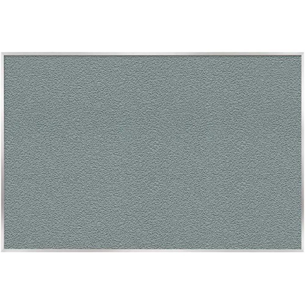 Ghent's Vinyl 4' x 6' Bulletin Board with Aluminum Frame in Stone ...