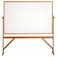 Ghent's Vinyl 4' x 6' Reverisble Whiteboard in White - Walmart.com