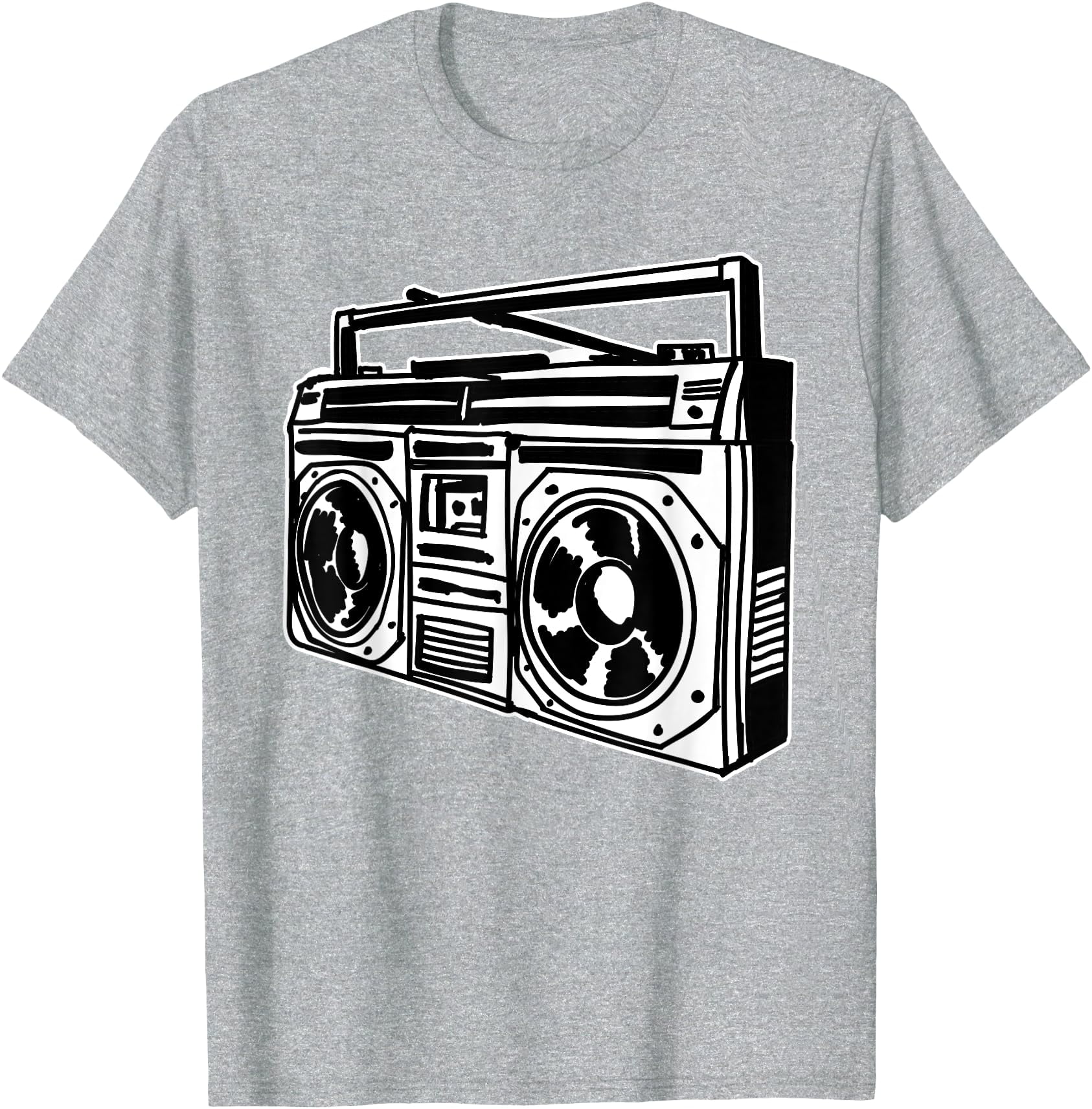Ghetto Blaster 80's 90's Hip Hip Rap T-Shirt,Red color,size 3XL - Walmart.com
