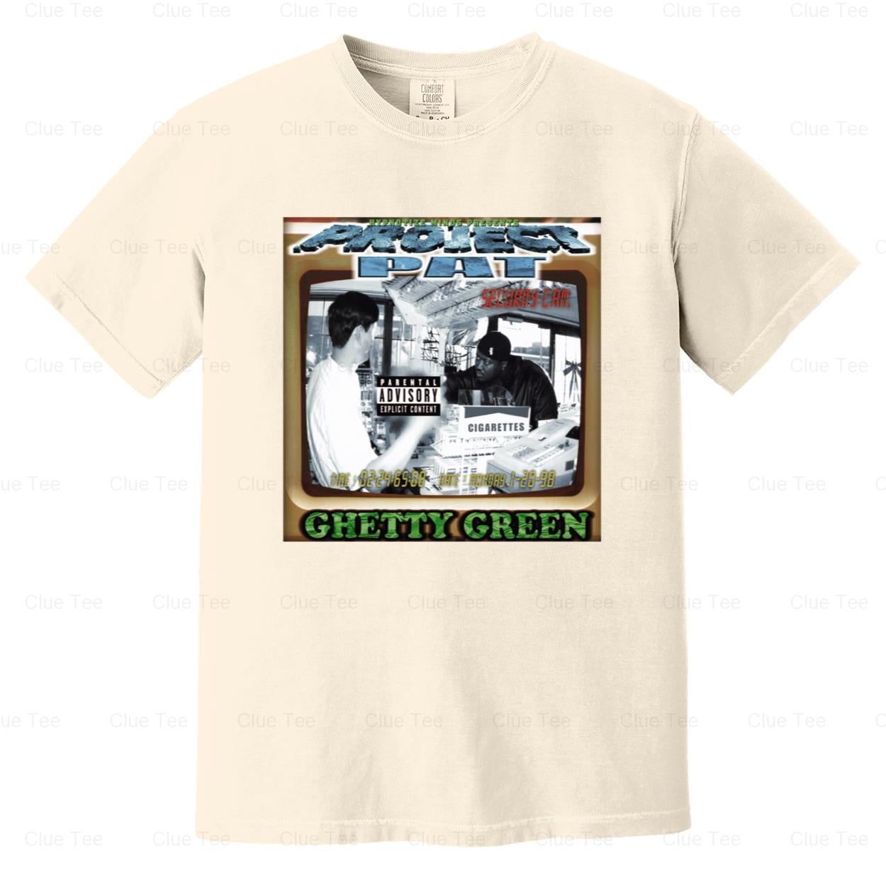 Ghetty Green Memphis Rapper Project Pat Album Fan V40194 Comfort Color ...