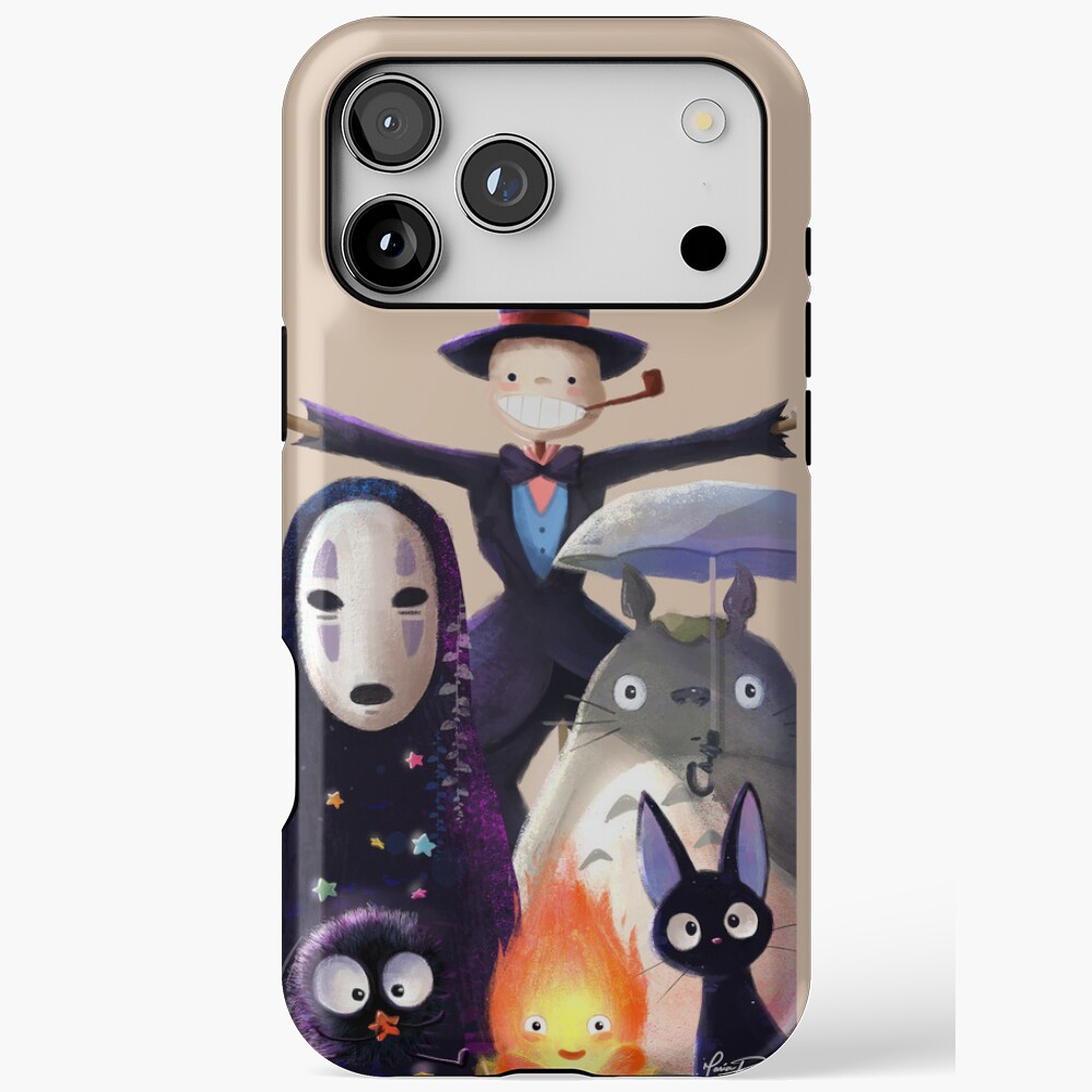 Ghibli Movies Anime Studio Art iPhone Case 17 16 15 14 13 12 11 Pro Max ...