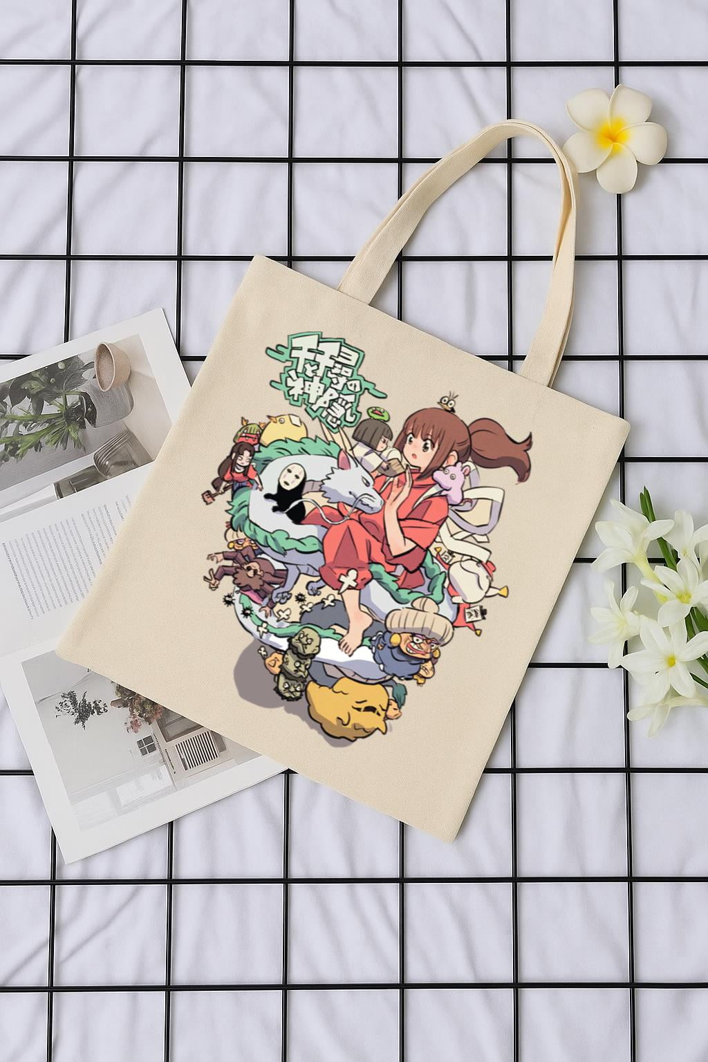 Ghibli Spirited Away Bag, Studio Ghibli Bag , Chihiro Haku No-face Bag, Howl's Moving Castle Bag ...