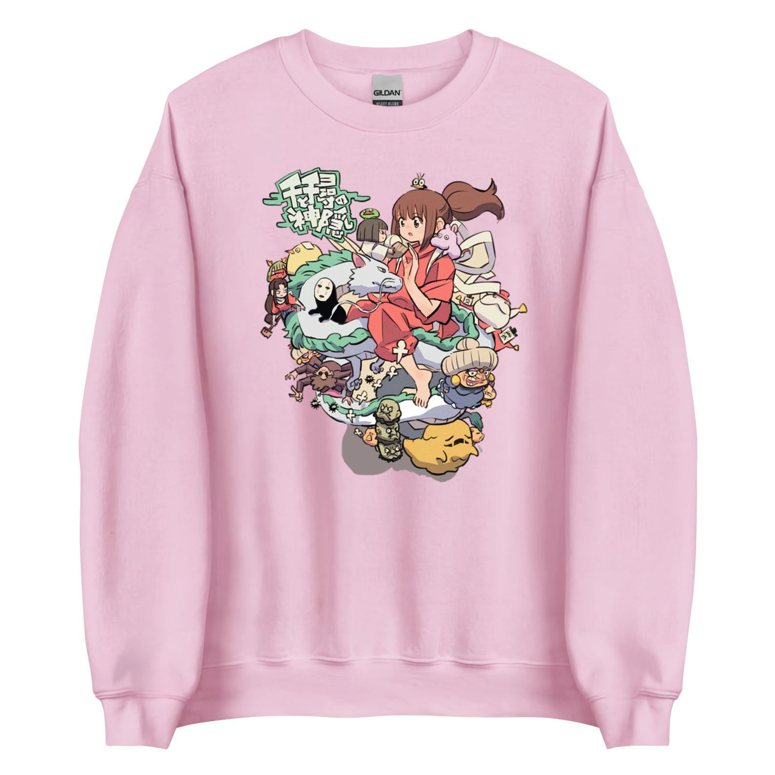 Ghibli Spirited Away Shirt, Studio Ghibli shirt , Chihiro Haku No-face shirt, Howl's Moving ...