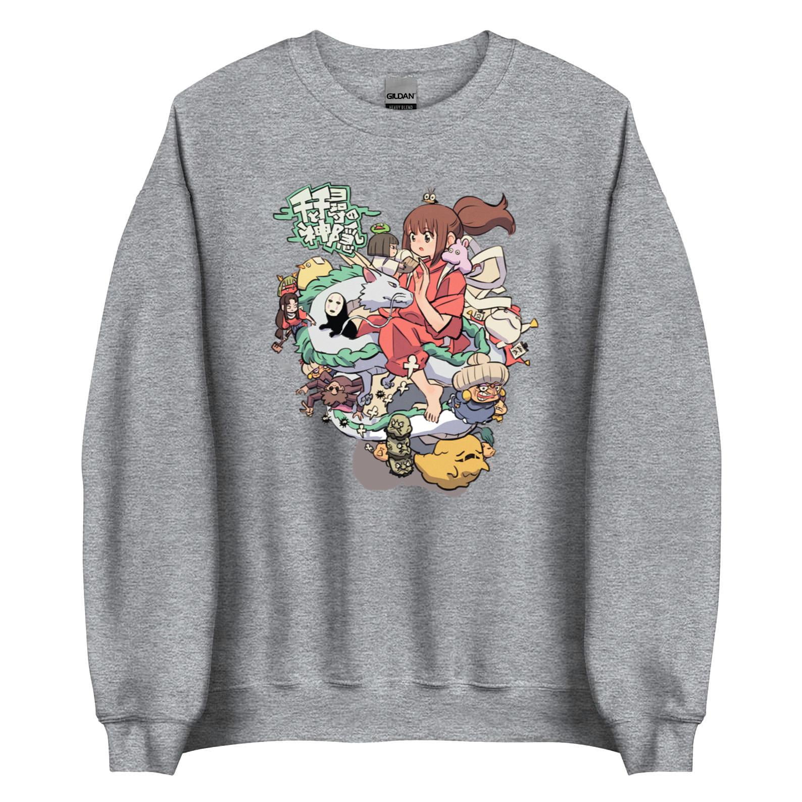 Ghibli Spirited Away Shirt, Studio Ghibli shirt , Chihiro Haku No-face shirt, Howl's Moving ...